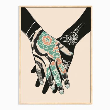 Holding Hands Poster – Artworld