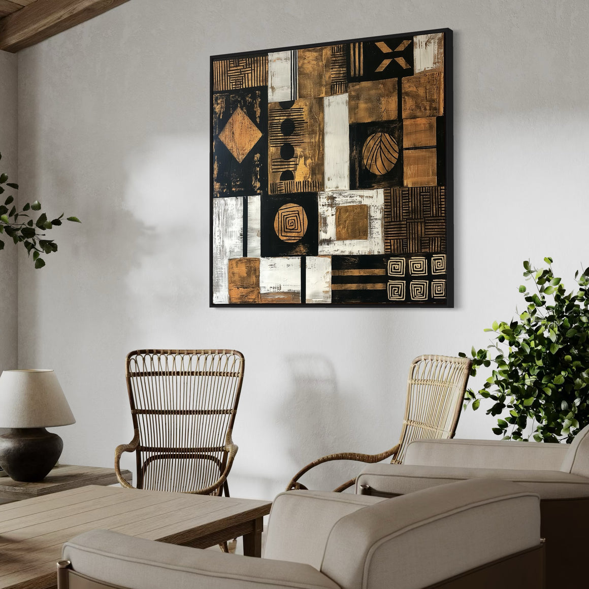 Zulu Patterns Abstract Art African Culture Inspired Wall Decor – Artworld