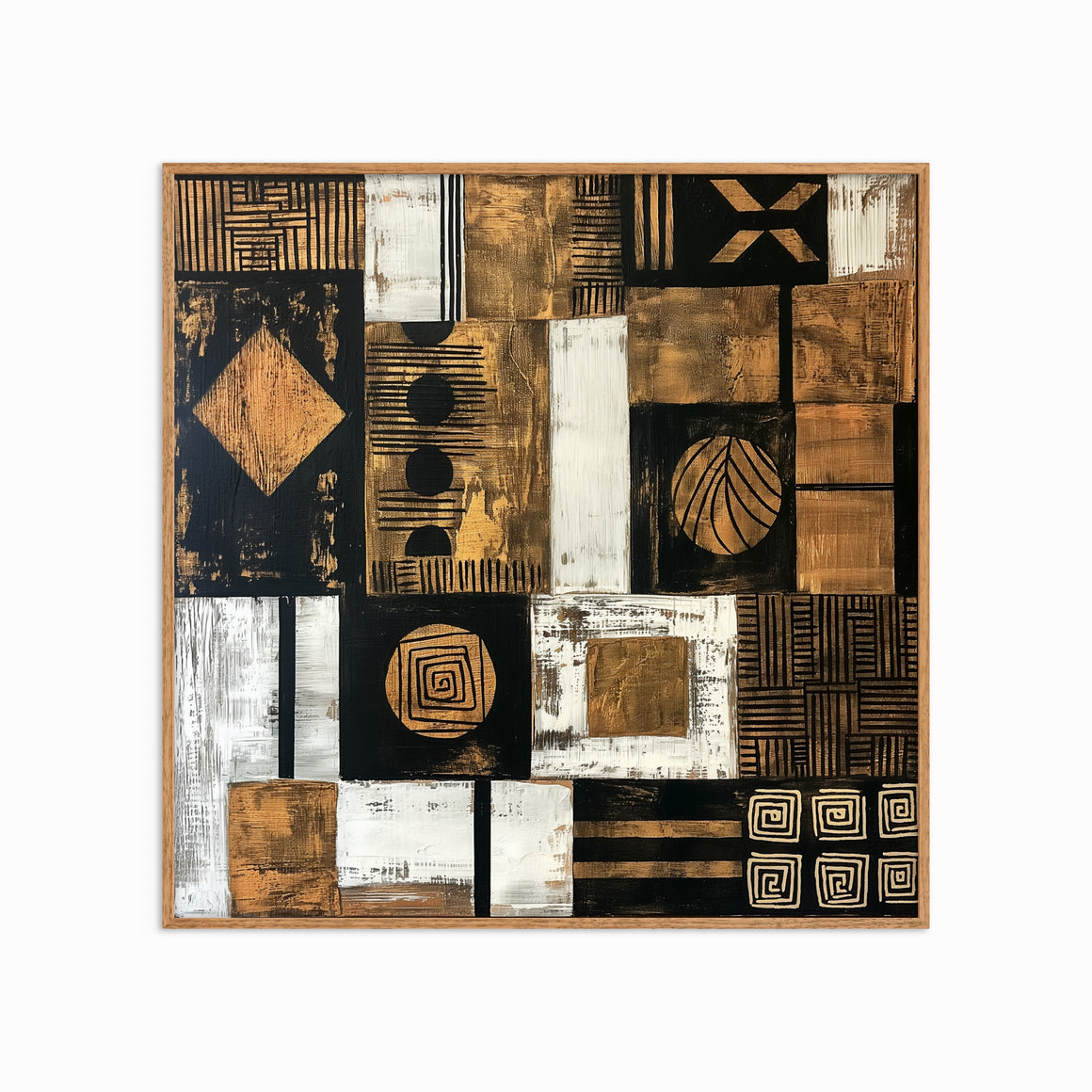 Zulu Patterns Abstract Art African Culture Inspired Wall Decor – Artworld