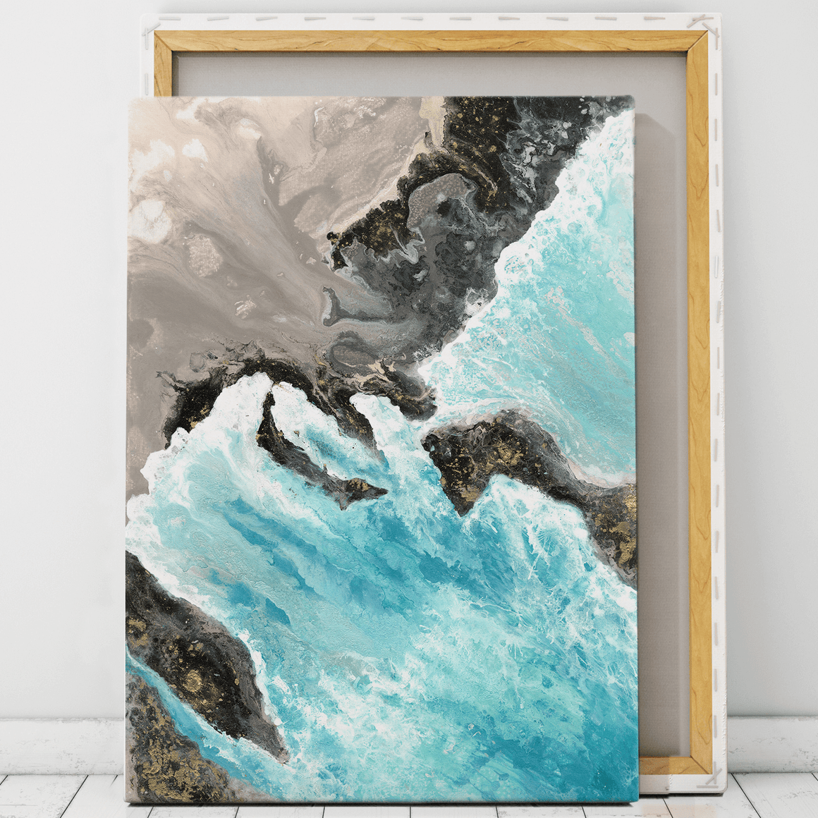 Abstract Beach Art Print – Artworld