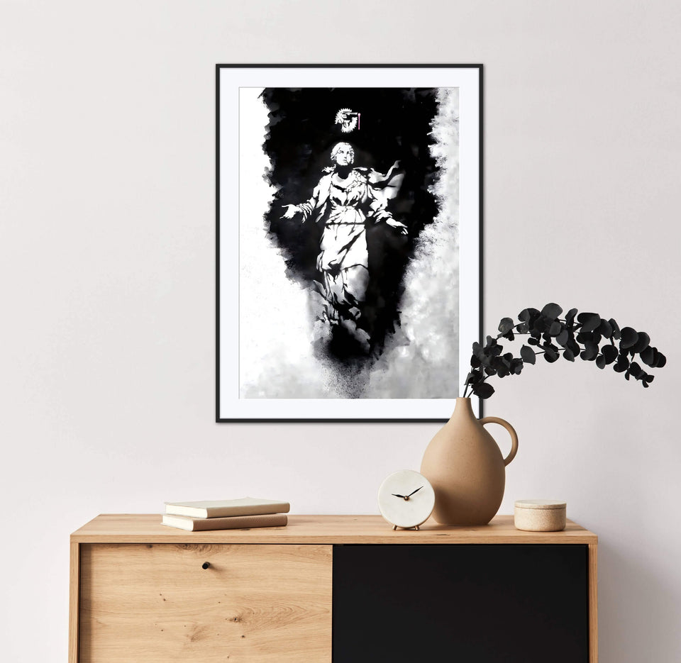 Banksy Angel Art Poster – Artworld