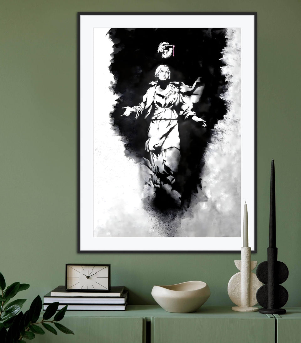 Banksy Angel Art Poster – Artworld