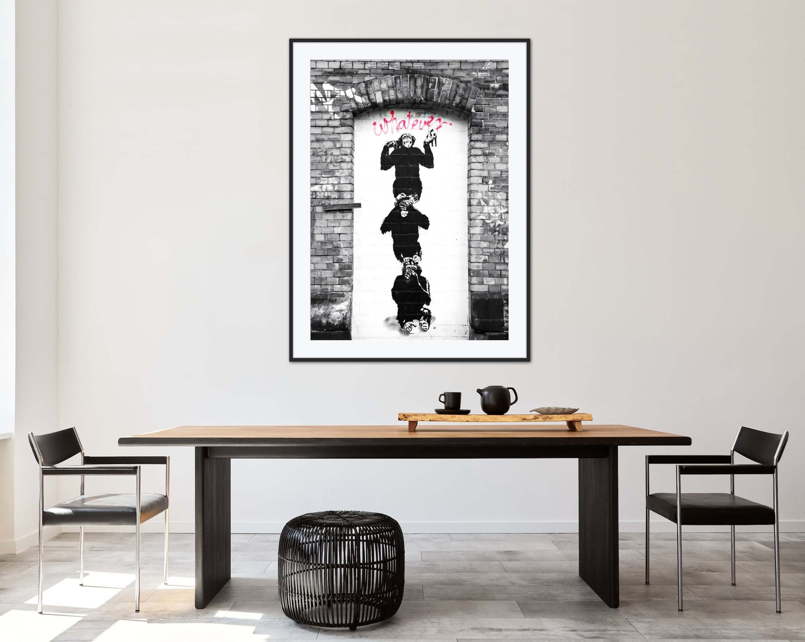 Banksy Canvas Print - Three Monkeys – Artworld