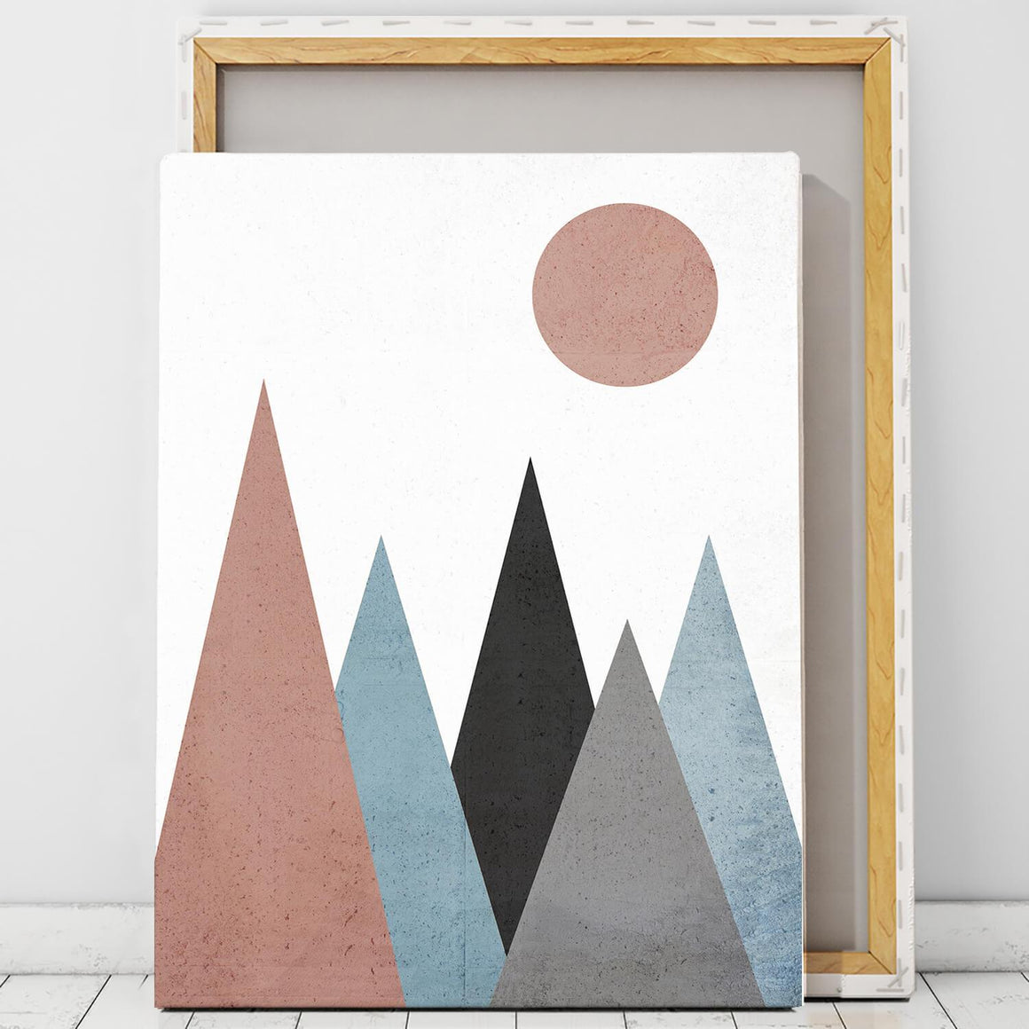 Geometric Mountain Print – Artworld