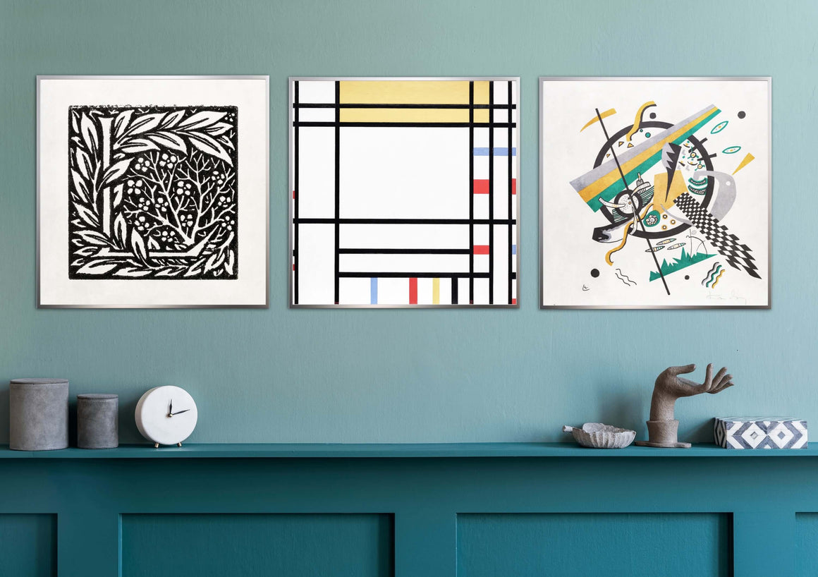 Minimalist Bauhaus Wall Art - Piet Mondrian – Artworld