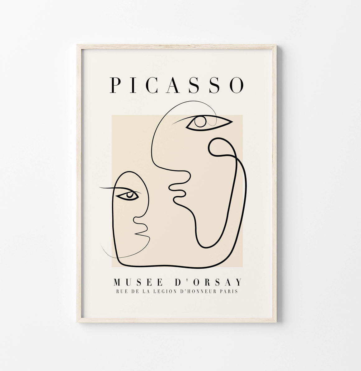Picasso Line Drawing Print – Artworld